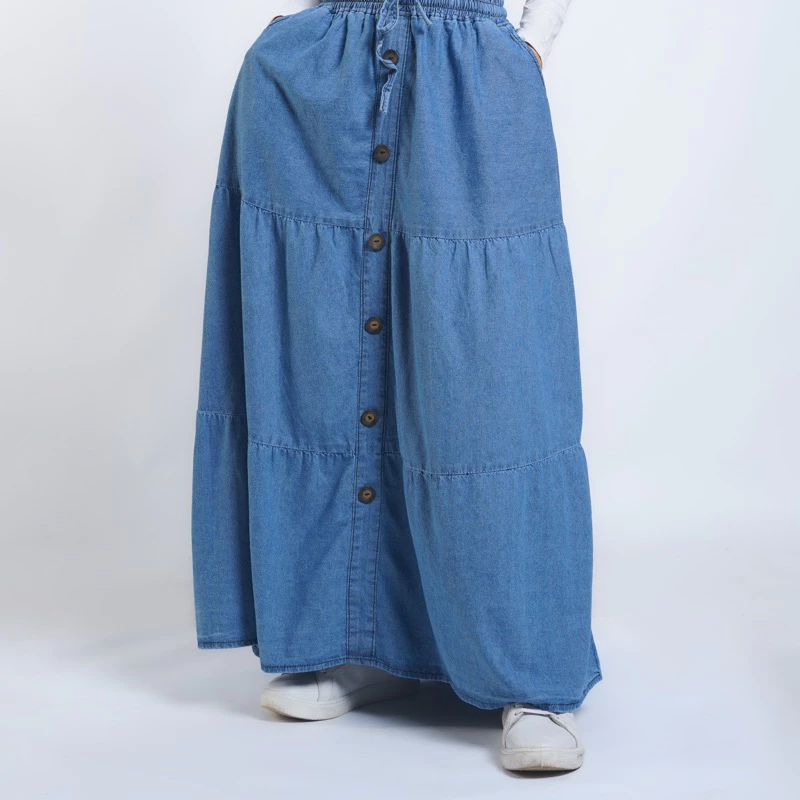 Women's High-Waisted Button Front Maxi Skirt - PT. Ruby Trade Solusindo